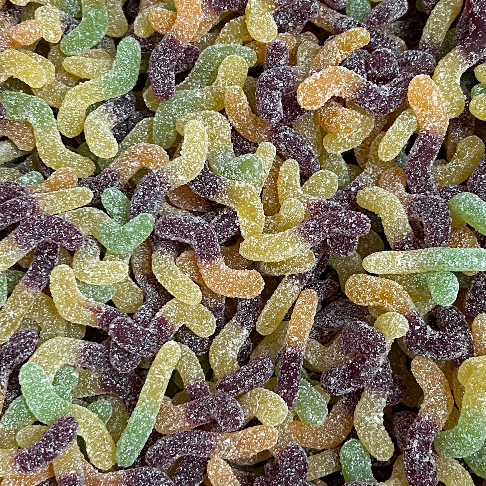 Vegan Zure Wormen Snoep | Gelatinevrij Zuur Gummies Kopen